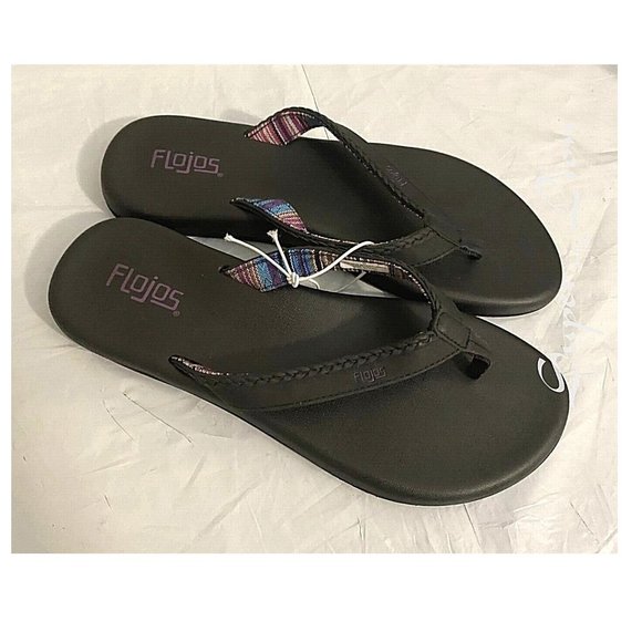 Flojos | Shoes | New Flojos Womens Maddy Memory Foam Flip Flop Sandals ...